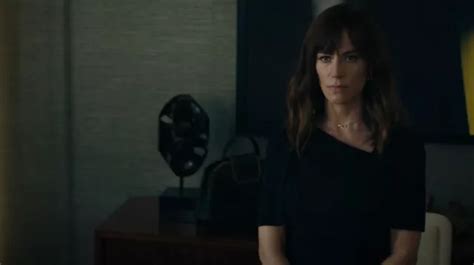 Vale Rectangle Plate Necklace Worn By Wendy Rhoades Maggie Siff As