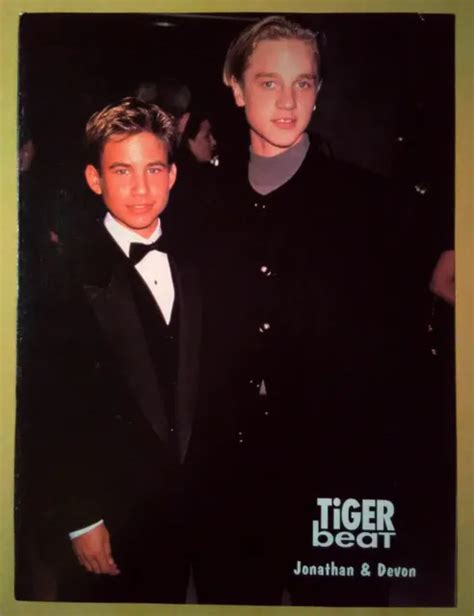 Magazine Pinup~ Jonathan Taylor Thomas And Devon Sawa ~1990s ~~back