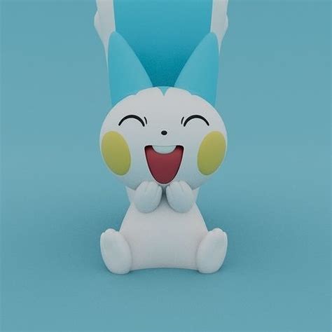 Pachirisu Pokemon 3d Model 3d Printable Cgtrader