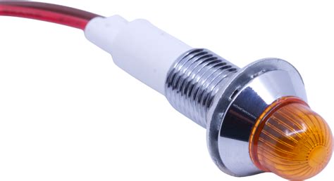 Indicator Light Marshall Plexi Style Dome Amber 12v Antique