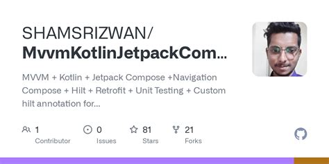 Github Shamsrizwanmvvmkotlinjetpackcompose Mvvm Kotlin Jetpack