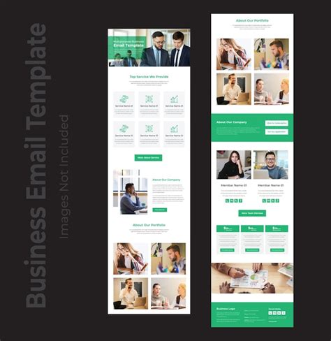 Premium Vector Creative Marketing Agency Email Newsletter Template Design