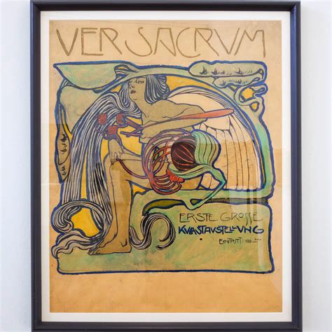 K Moser Poster Design For “ver Sacrum 1st Major Art Exhibition