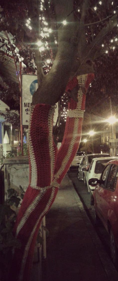 Pin De Maria Hedman En Garngraffiti Croché Arbol Decorado Rio Negro