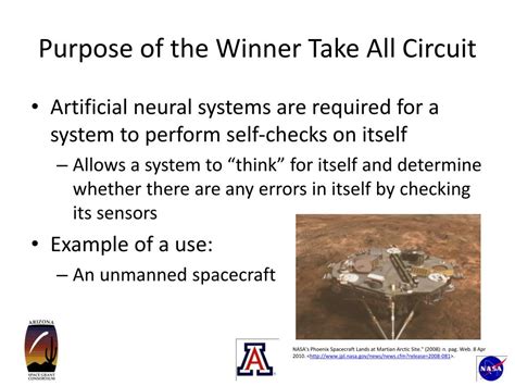 PPT Implementation Of The Winner Take All Circuit For Self Testing Systems In Space