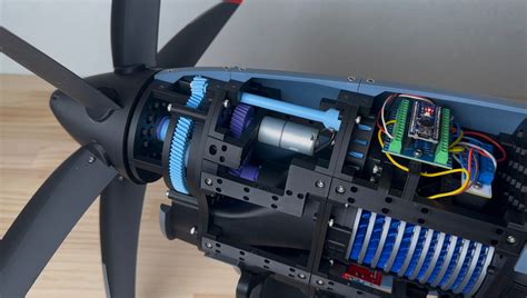 Electric Turboprop With Variable Pitch Propellers Cadly By Adrian