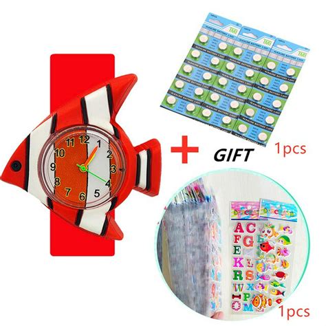 Reloj De Dibujos Animados De Pezdinosauriounicornio Para Niños