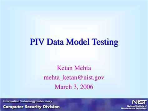 Ppt Piv Data Model Testing Powerpoint Presentation Free Download Id902162