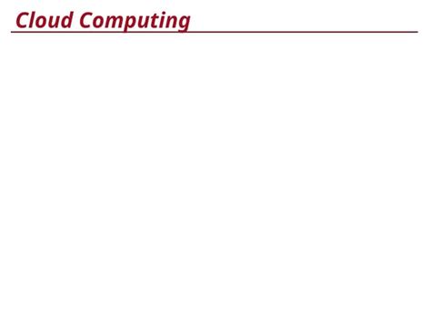 Introduction On Cloud Computing In Theppt