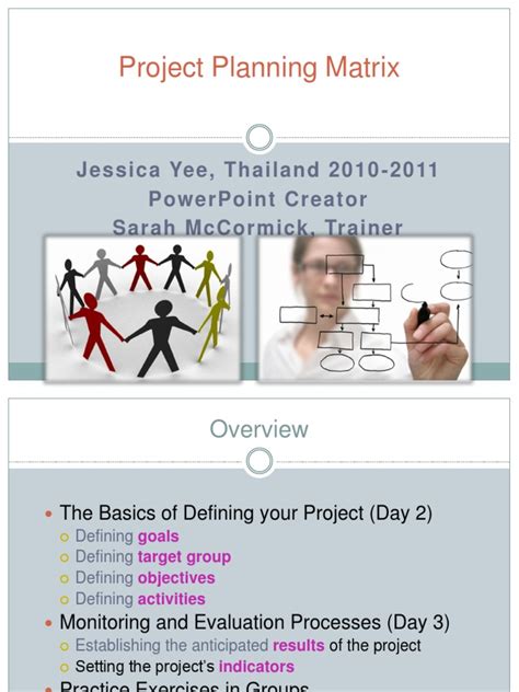 Pdf Project Planning Matrix Dokumentips
