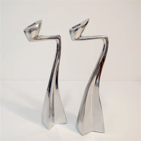 SCP Swan Arclumis Candlesticks By Matthew Hilton