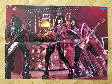 KISS Dynasty Tour Live Poster 1979 Swedish Poster Magazine Etsy