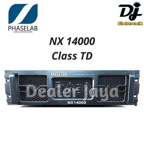 Jual Power Ampli Phaselab Phase Lab NX NX Channel Shopee Indonesia