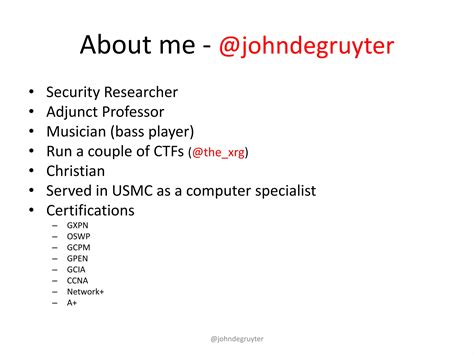 introduction to linux exploit development ppt