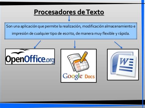 Informatica Procesador De Texto