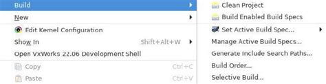 Configuring And Building A Project · Vxworks