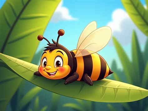 Cartoon Bee Plugger Ai Designer