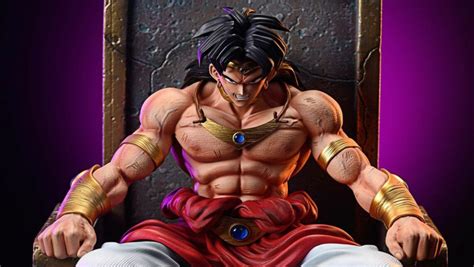 Dragon Ball Z Así Es La Resina Majestuosa De Broly Sentado En El