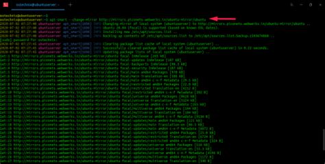 How To Find Best Ubuntu APT Repository Mirror OSTechNix