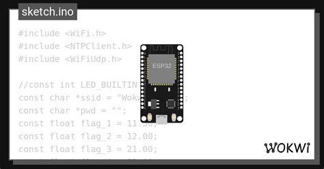 Ntpclient Wokwi Esp32 Stm32 Arduino Simulator