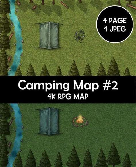 Fire Camping Rpg Map 2 Owlbabemaps DriveThruRPG