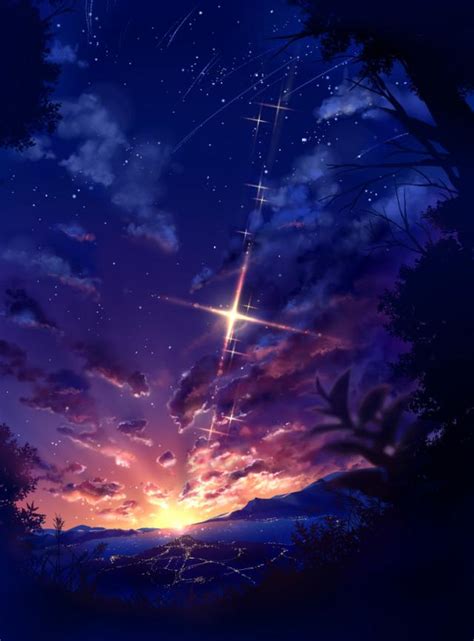 唯美 意境 星空 壁紙：纖雲弄巧，飛星傳恨，銀漢迢迢暗度 每日頭條
