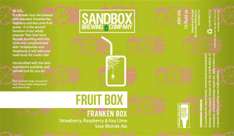 Fruit Box Franken Box Sandbox Brewing Company Untappd