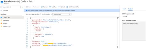 Configuration Error In Running Azure Function App Stack Overflow