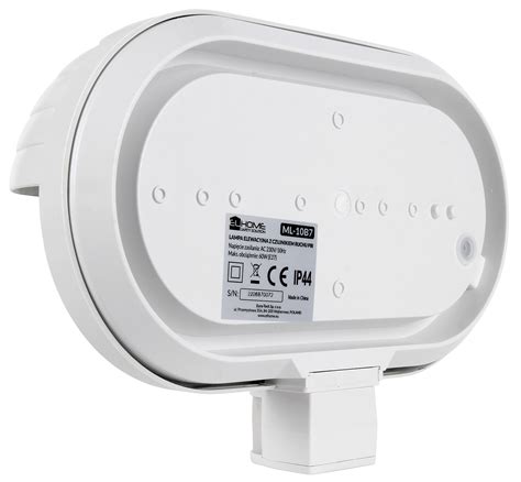 LAMPA ELEWACYJNA Z CZUJNIKIEM RUCHU "EL HOME" ML-10B7 White ...
