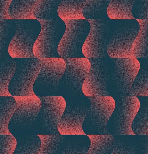 Premium Vector Vector Wavy Psychedelic Abstract Pattern Made Of Red