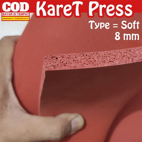 Rubber Press 8mm Hot Stamping Sponge Heat Resistant Foil Metal Jig