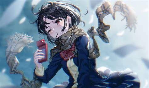 1170x2532px 1080p Free Download Beautiful Anime Girl Falling Down