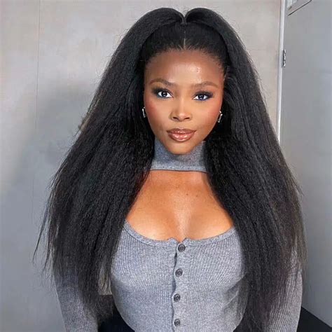 Kinky Curly 360 Lace Front Wig 100 Human Hair For Women Ashimary Hair