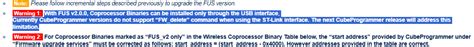 Solved Stm32wb55 Fus And Ble Stack Upgrade Issue Stmicroelectronics