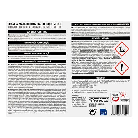 Trampa Matacucarachas Bosque Verde Mercadona Precio Y Opiniones Frank4