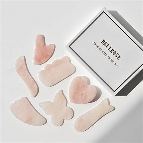 벨로즈 천연 로즈쿼츠 하트 물고기 괄사 마사지 도구 ￦11500 괄사 로즈 쿼츠 로션 바