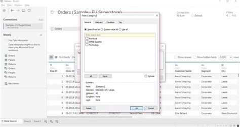 Tableau Filters Tutorial Prwatech