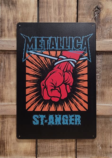 Metallica St Anger Reclamebord Metaal
