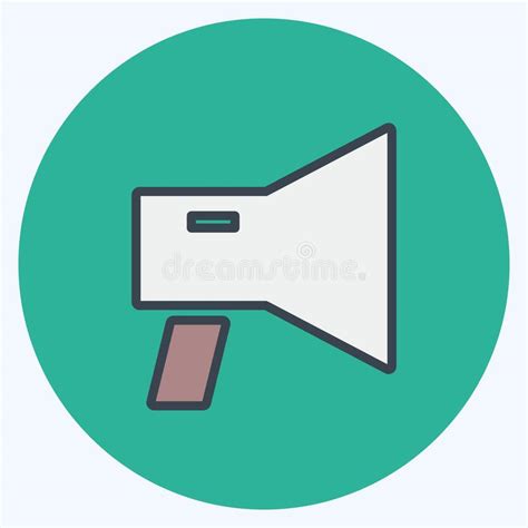 Icon Digital Marketing Suitable For Education Symbol Color Mate Style