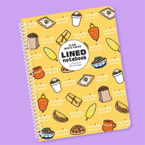 📝 Lined Notebooks Lunita Planners