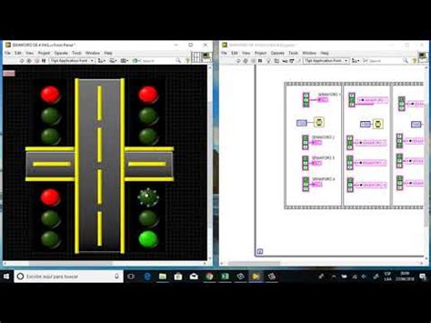 VIDEO SEMAFORO DE 4 VIAS EN LABVIEW YouTube