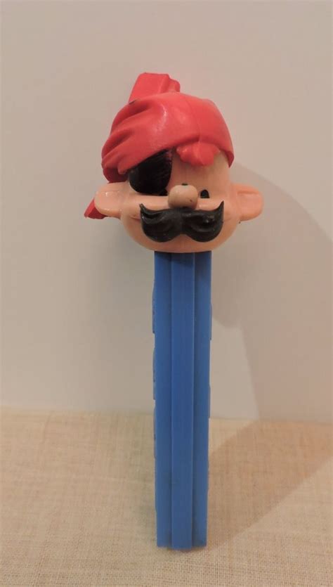 Vintage Pez Pirate Original Old Pez Candy Dispenser Exc No Feet Pez