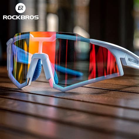 ROCKBROS Culos De Ciclismo Fotocrom Tico Para Homens Culos Polarizados