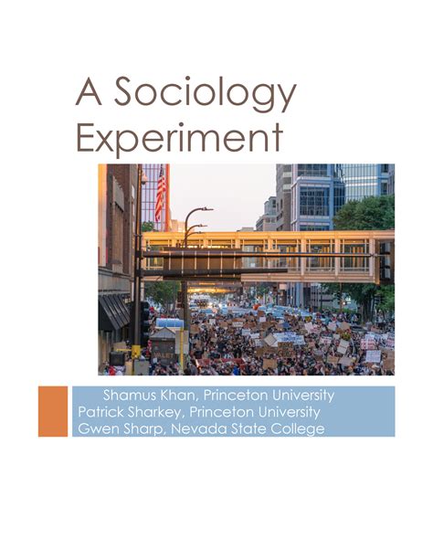 sociology textbook chapter 1 a sociology experiment shamus khan
