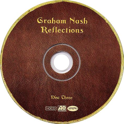 Car Tula Cd3 De Graham Nash Reflections Portada