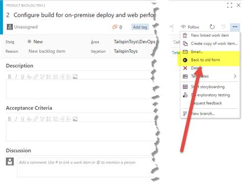 Enable New Work Item Form In Tfs 15 • Codewrecks