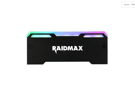 Raidmax MX F Addressable RGB Memory RAM Cooler Heatsink For PC Gaming Overclocking MOD