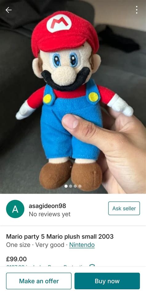 Did I Just Find The Original Mario Plush Rsupermariologan