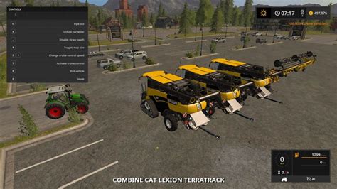 Cat Lexion Skinned Combine V 2 0 Fs17 Mod