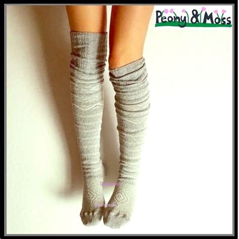 Peony And Moss Accessories Peony And Moss Thigh High Boot Socks